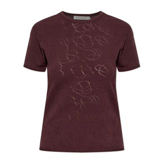 By Malene Birger Brit T-Shirt - - Tops - Damen - Rot - S