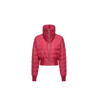 Rick Owens Moncler Doudoune + rick Owens Cropped, Femme, Rouge, Taille: 0