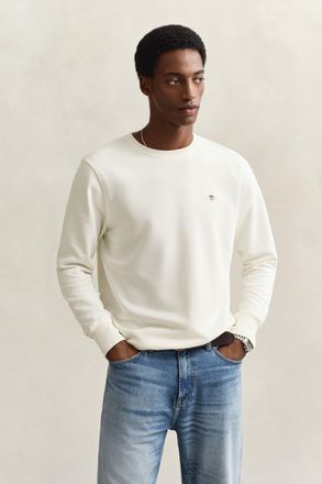 GANT Herren Shield Rundhals-Sweatshirt (XXXL) EGGSHELL