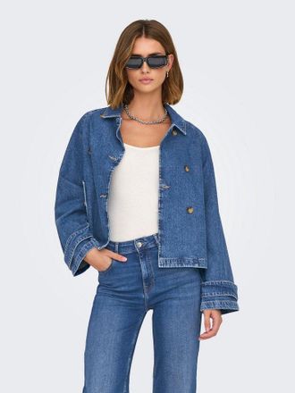 Only Jeansjacke ONLAPRIL SHORT DNM TRENCH AKM