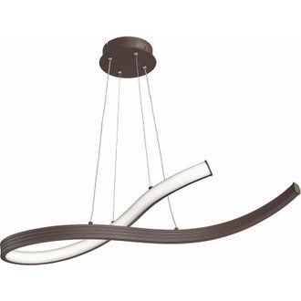 Fischer Leuchten Fischer Leuchten - Suspension led plafonnier salle &agrave; manger spot pendule rouille balanc&eacute; Fischer 60498