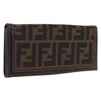 Fendi Portefeuille Long Pre-owned - Femme - Pre-owned - Brun - Taille: ONE Size