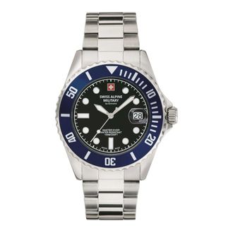 Swiss Alpine Military Master-Diver Analog Quarz 7053.1136 - - Accessories - Herren - Grau - ONE SIZE