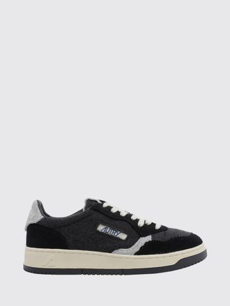 Autry Medalist Low Sneaker aus glattem Kalbsleder mit perforierter Spitze