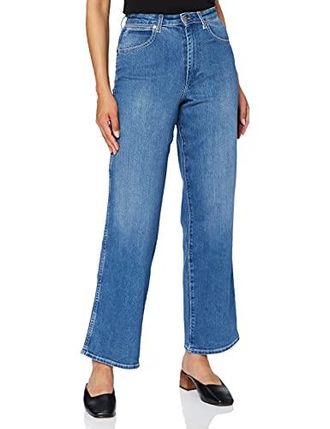 Wrangler MOM Relaxed Jean Boyfriend, Bleu (Dance with Me 187), 28W x 32L Femme