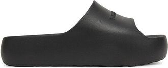 Tommy Jeans Pantoletten Tjw Chunky Pool Slide Ess EN0EN02879 Schwarz