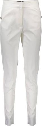 Just Cavalli Femme, Pantalons, Blanc, Taille: 42 FR Pantalon Droit