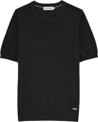 Gianni Lupo Homme, Tops, Noir, Taille: XL Maglia in jersey maniche corte a girocollo Gl510S