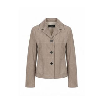 Arma Lotus Ziegenvelourslederjacke - - Jackets - Damen - Grau - M