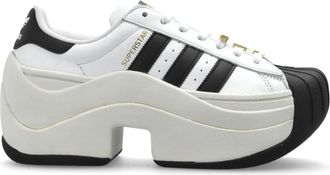 adidas Femme, Chaussures, Blanc, Taille: 40 1/2 EU Superstar Bold Platform Baskets