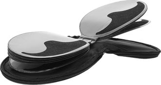 Garneck Großvolumiger CD DVD Organizer aus Strapazierfähigem Oxford gewebe mit Reißverschluss Tragbare CD hülle für Auto und Zuhause Schützt Discs vor Kratzer