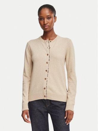 Barbour Strickjacke Pendle LKN1076BE54 Beige Regular Fit