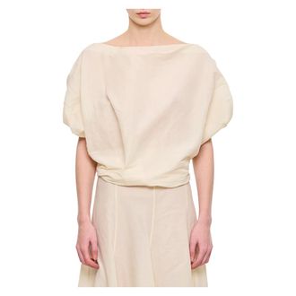 Khaite Damen, Blusen & Hemden, Beige, SGr&ouml;&szlig;e