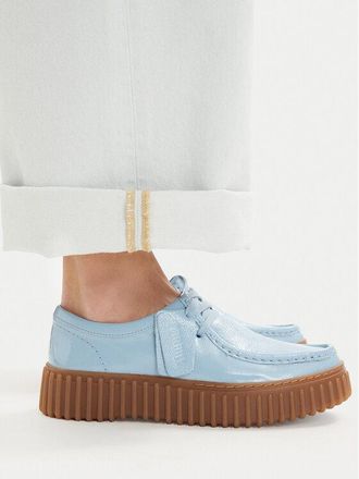 Clarks Halbschuhe Torhill Bee 26186669 Himmelblau