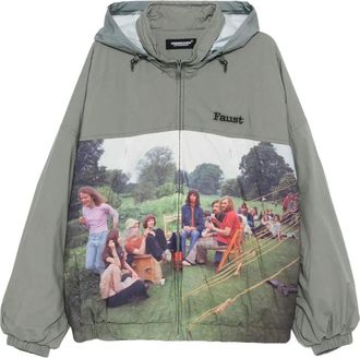 Undercover veste à imprimé graphique - Gris