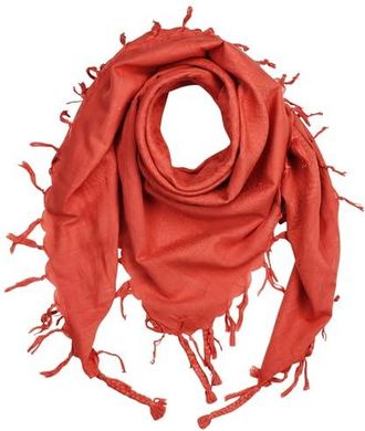 Freak Scene Kufiya - terre cuite - terre cuite - 100 x 100 cm - Shemagh - foulard Arafat palestinien - keffieh en coton