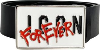 Dsquared2 Homme, Accessoires, Noir, Taille: 95 CM Leather Belt