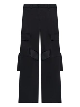 Courr&egrave;ges Klassische Hose - Schwarz