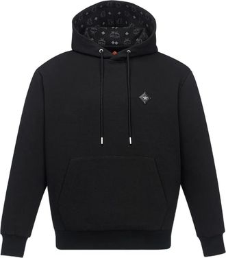 MCM hoodie Essential Ponte à patch logo - Noir