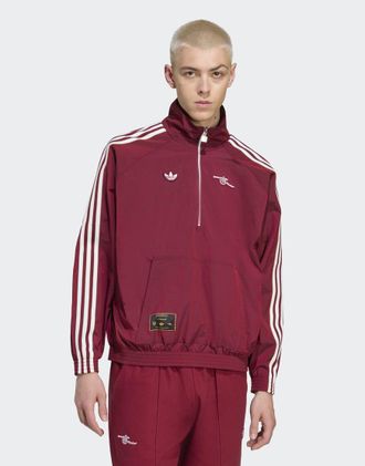 adidas Originals Arsenal - Terrace Icons - Veste zippée - Bordeaux-Rouge