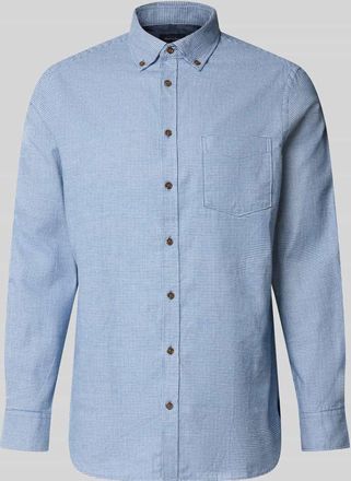 Christian Berg Regular Fit Freizeithemd mit Button-Down-Kragen