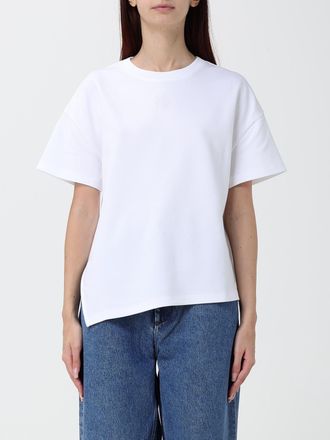 Loewe Baumwoll-T-Shirt mit Rundhalsausschnitt und asymmetrischem Saum
