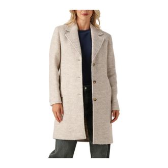 Selected Boucle Lano Mantel f&uuml;r Frauen - - Coats - Damen - Beige - XL