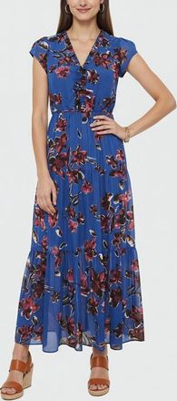 Gerard Darel Robe longue imprim&eacute; floral - ELAISSE - Indigo