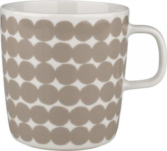 Marimekko Oiva Räsymatto Becher 0.4 Liter Beige