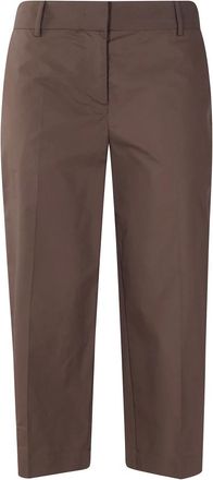 Meimeij Femme, Pantalons, Brun, Taille: 42 FR Pantalone Capri
