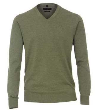 Casamoda Herren Pullover mit V-Ausschnitt (004430), Gr&ouml;&szlig;e:4XL, Farbe:Gr&uuml;n (335)