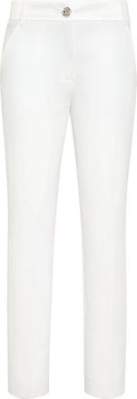 Philipp Plein Femme, Pantalons, Blanc, Taille: 36 FR Jegging Super Taille Haute