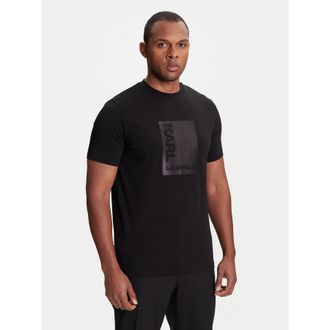 Karl Lagerfeld T-Shirt 755038 553235 Schwarz Regular Fit