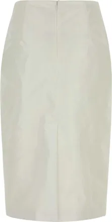 Jil Sander Optic White Gonne Skirt