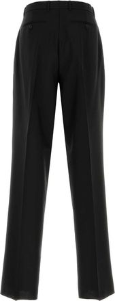 Givenchy Black Exterior: Wool Mohair Pantaloni Trousers