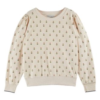 Emile Et Ida Sweat Bela Fleurs Eponge Emile et Ida