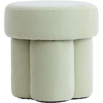 Light & Living Pouf curtea in zarter gr&uuml;ner Ausf&uuml;hrung - &Oslash;42x43 - Light&living