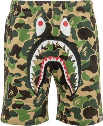 A Bathing Ape A Bathing Ape, Homme, Shorts, Vert, Taille: M ABC Camo Sweat Shorts