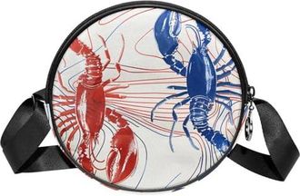 Generic Sac &agrave; bandouli&egrave;re rond pour femme, petit sac &agrave; bandouli&egrave;re avec fermeture &eacute;clair, bretelles r&eacute;glables, style d&eacute;contract&eacute;, pour femmes et filles
