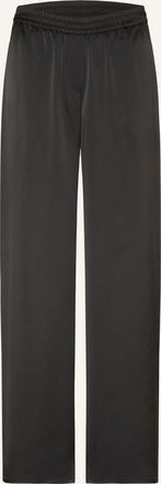 HUGO BOSS Hugo Marlenehose Hasabella Aus Satin schwarz