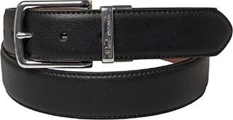 Ben Sherman Brendon Ceinture r&eacute;versible pour homme en Cuir, Noir/camel, L
