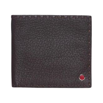 Kiton Portefeuille en peau de cerf - Homme - Accessoires - Brun - Taille: ONE Size