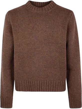 STUDIO NICHOLSON Rundhalspullover - Braun