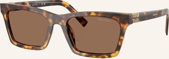 Miu Miu Sonnenbrille Mu a05s braun