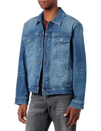 s.Oliver Herren Jeansjacke BLUE S