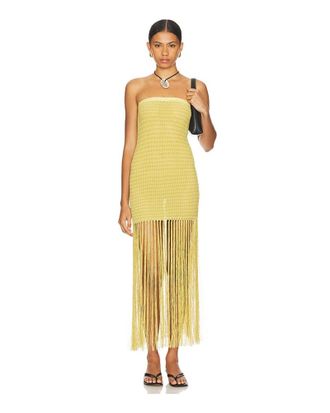 Bec&bridge TR&Auml;GERLOSES KLEID CALISTA in Yellow