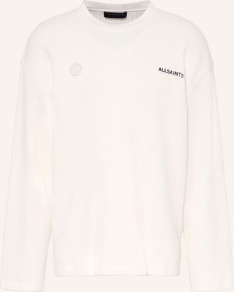 AllSaints Allsaints Oversized-Pullover Emblem weiss