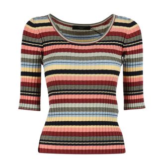 Max Mara Damen, Strickwaren, Mehrfarbig, LGr&ouml;&szlig;e