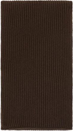 Malo ribbed scarf - Braun