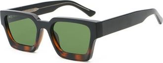 Generic Lunettes De Soleil R&eacute;tro &Agrave; Monture Carr&eacute;e UV400 For Hommes, Conduite En Ext&eacute;rieur, Femmes, Soir&eacute;es Et Photos.(Green)